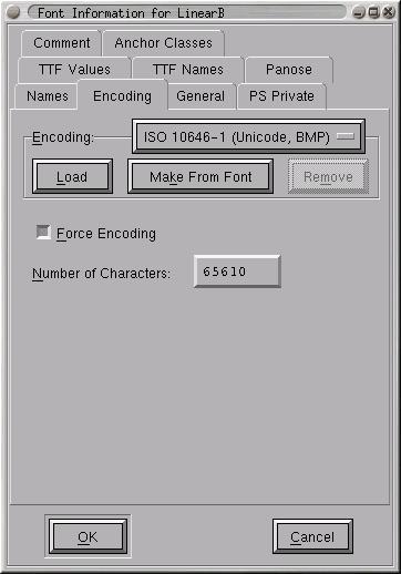 How to Re-encode a Truetype Font as a Unicode Font